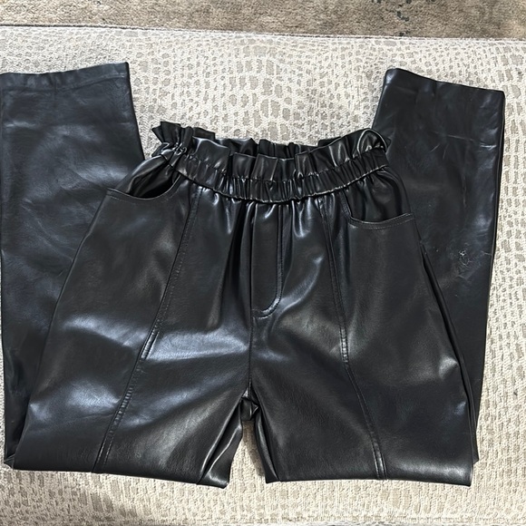 Elan | Pants & Jumpsuits | Elan Black Faux Leather Pants | Poshmark